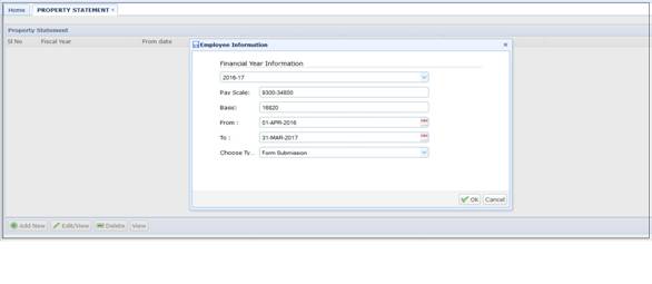 Fill or update the data fields as shown above and then clickon Ok ...